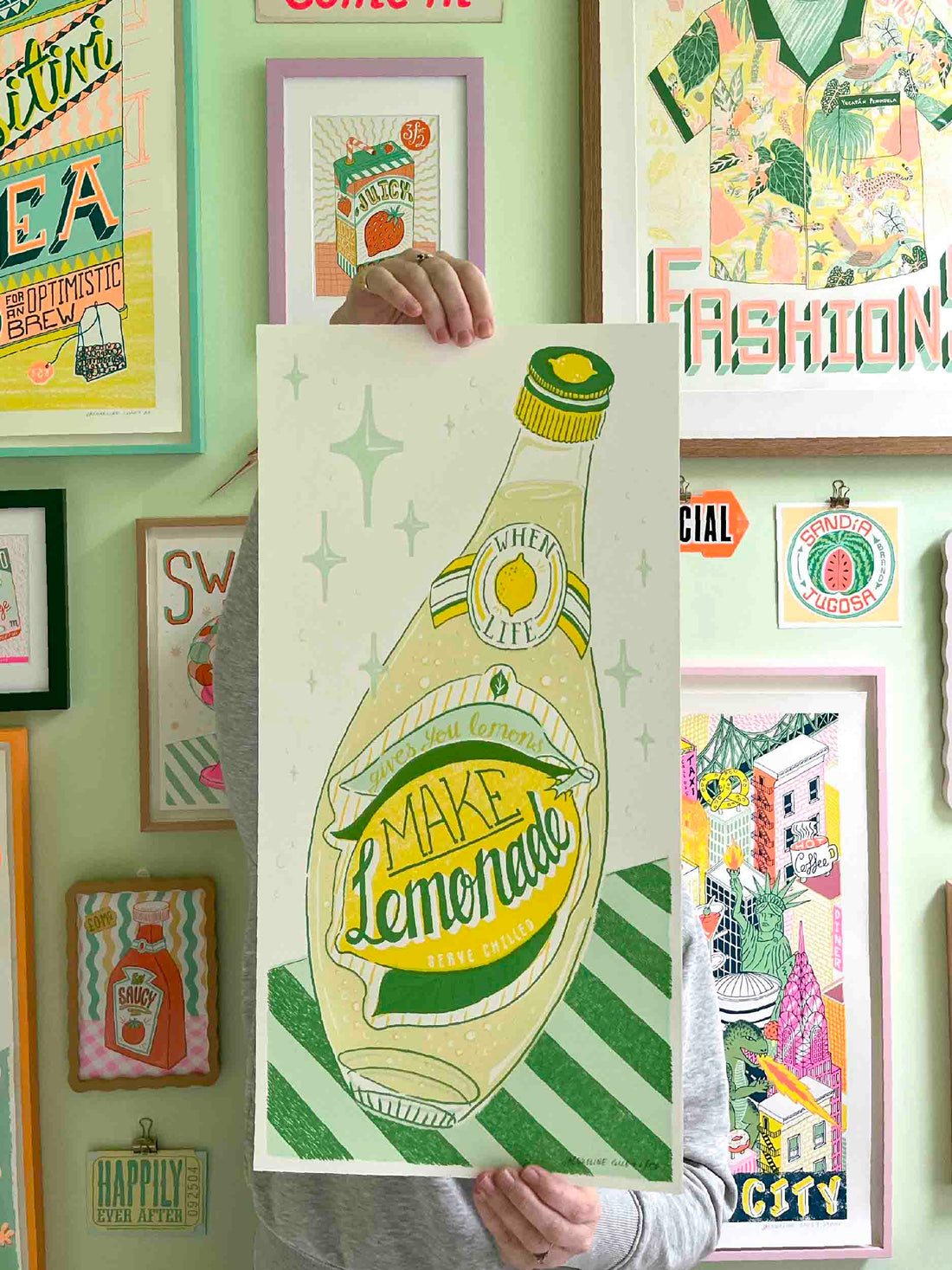 A2 slim Make Lemonade – Jacqueline Colley Illustration