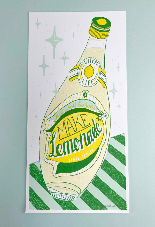 A2 slim Make Lemonade – Jacqueline Colley Illustration