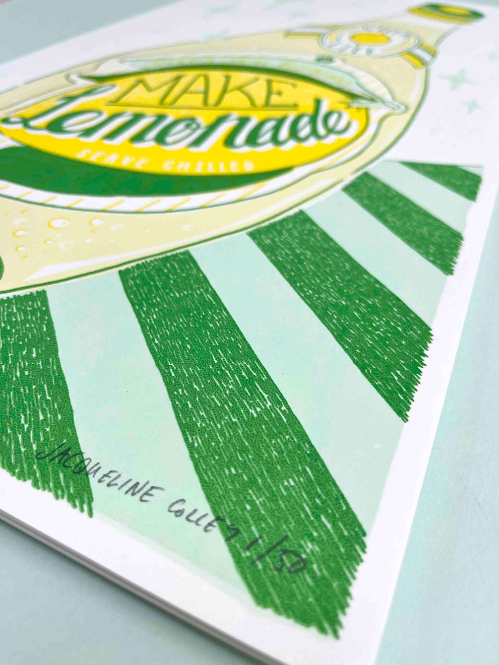 A2 slim Make Lemonade – Jacqueline Colley Illustration