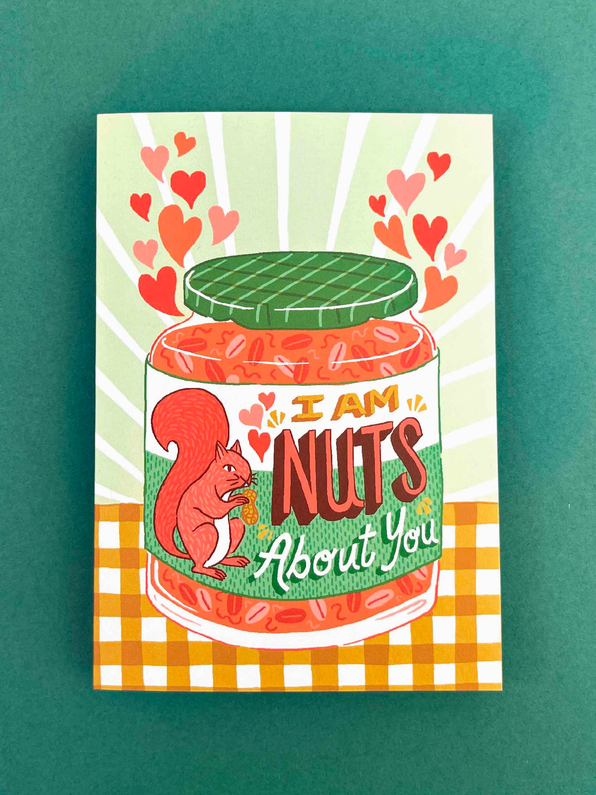 I Am Nuts About You, Valentine Card – Jacqueline Colley Illustration