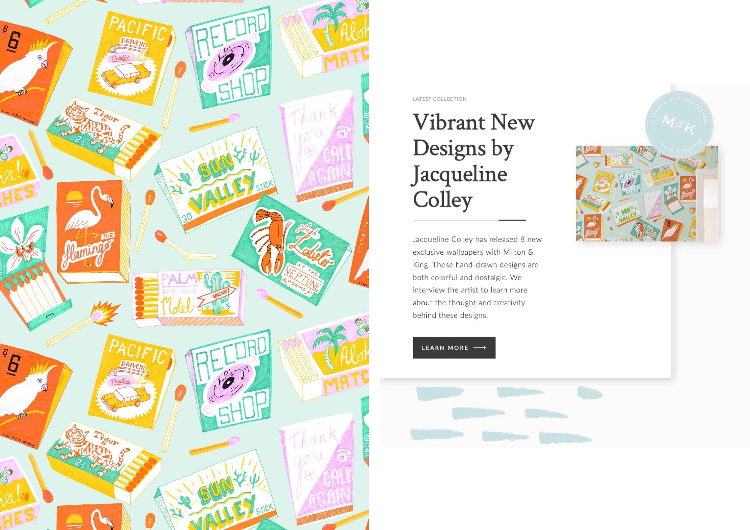 MILTON & KING – Jacqueline Colley Illustration