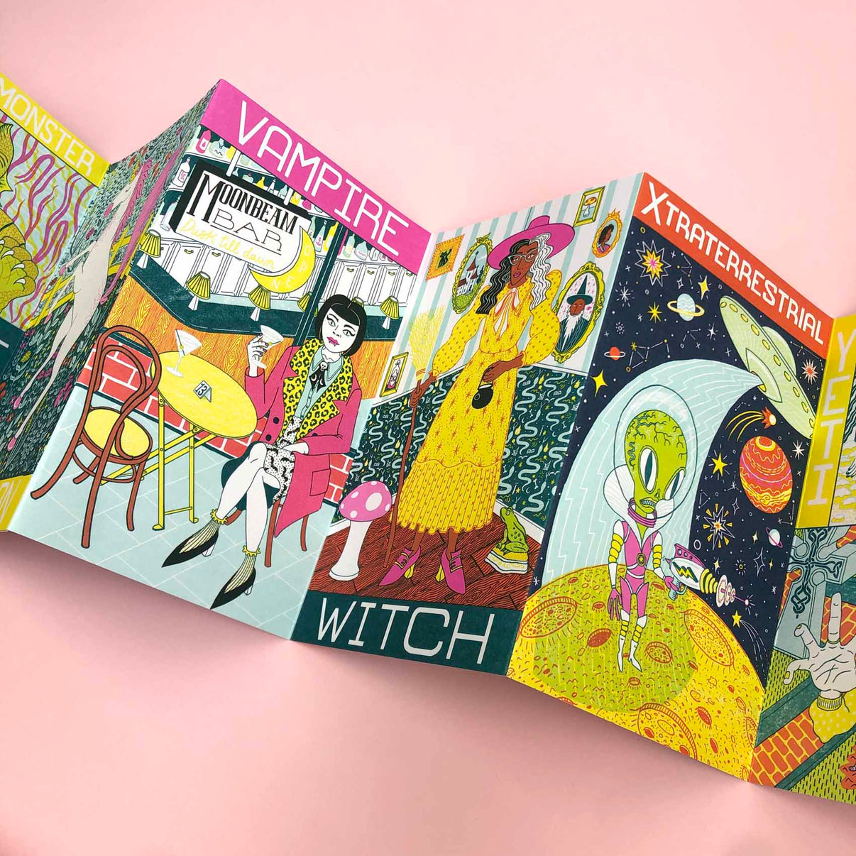 An A-Z of Pop Culture Creatures - Concertina Book – Jacqueline Colley ...