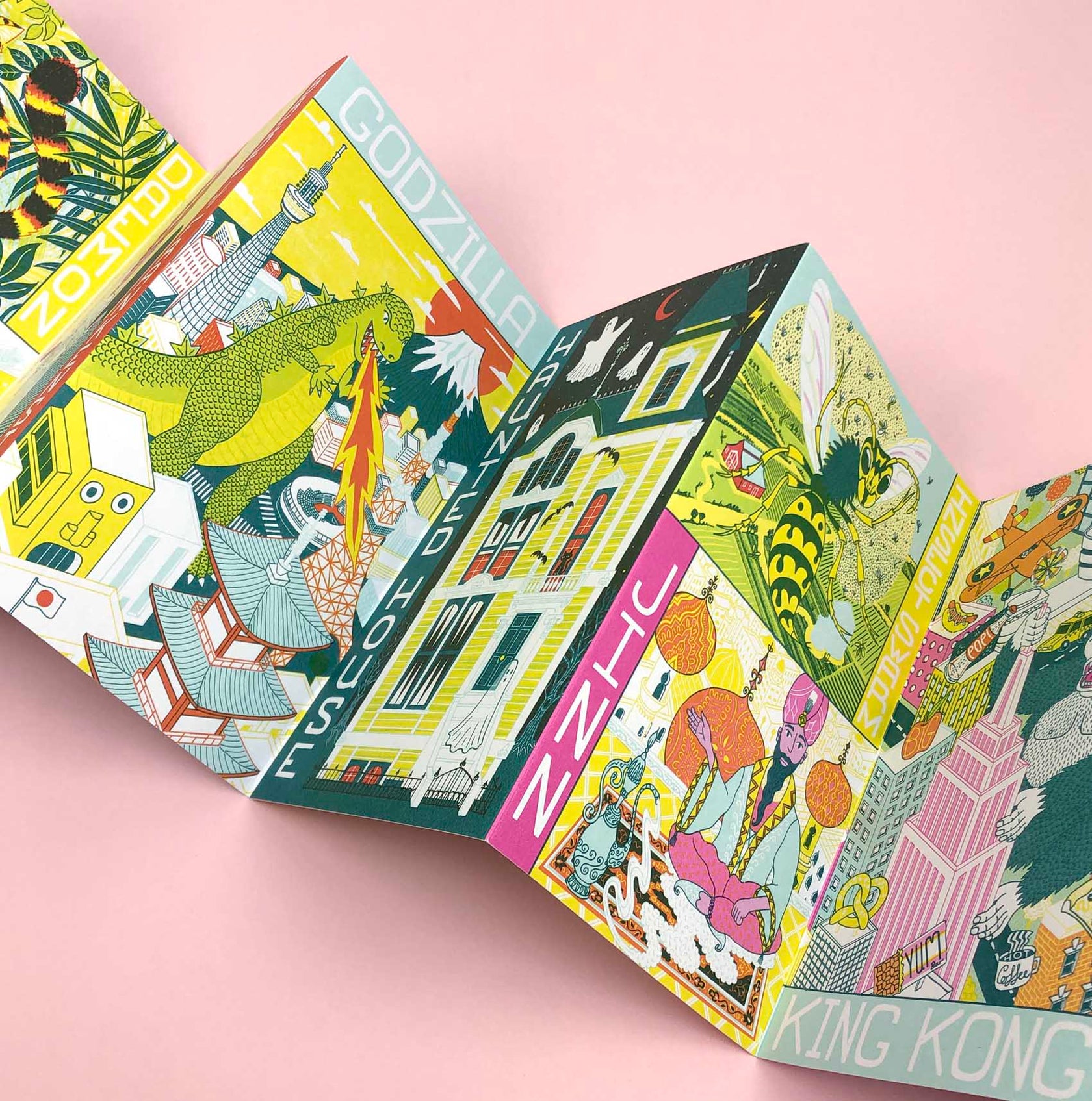 An A-Z of Pop Culture Creatures - Concertina Book – Jacqueline Colley ...