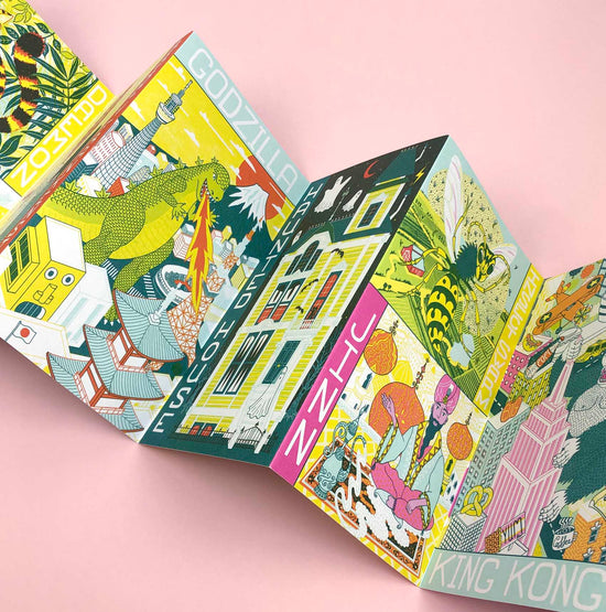 An A-Z of Pop Culture Creatures - Concertina Book – Jacqueline Colley ...