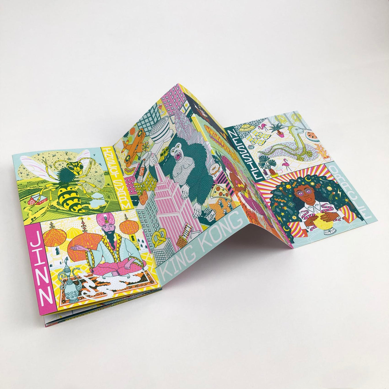 An A-Z of Pop Culture Creatures - Concertina Book – Jacqueline Colley ...