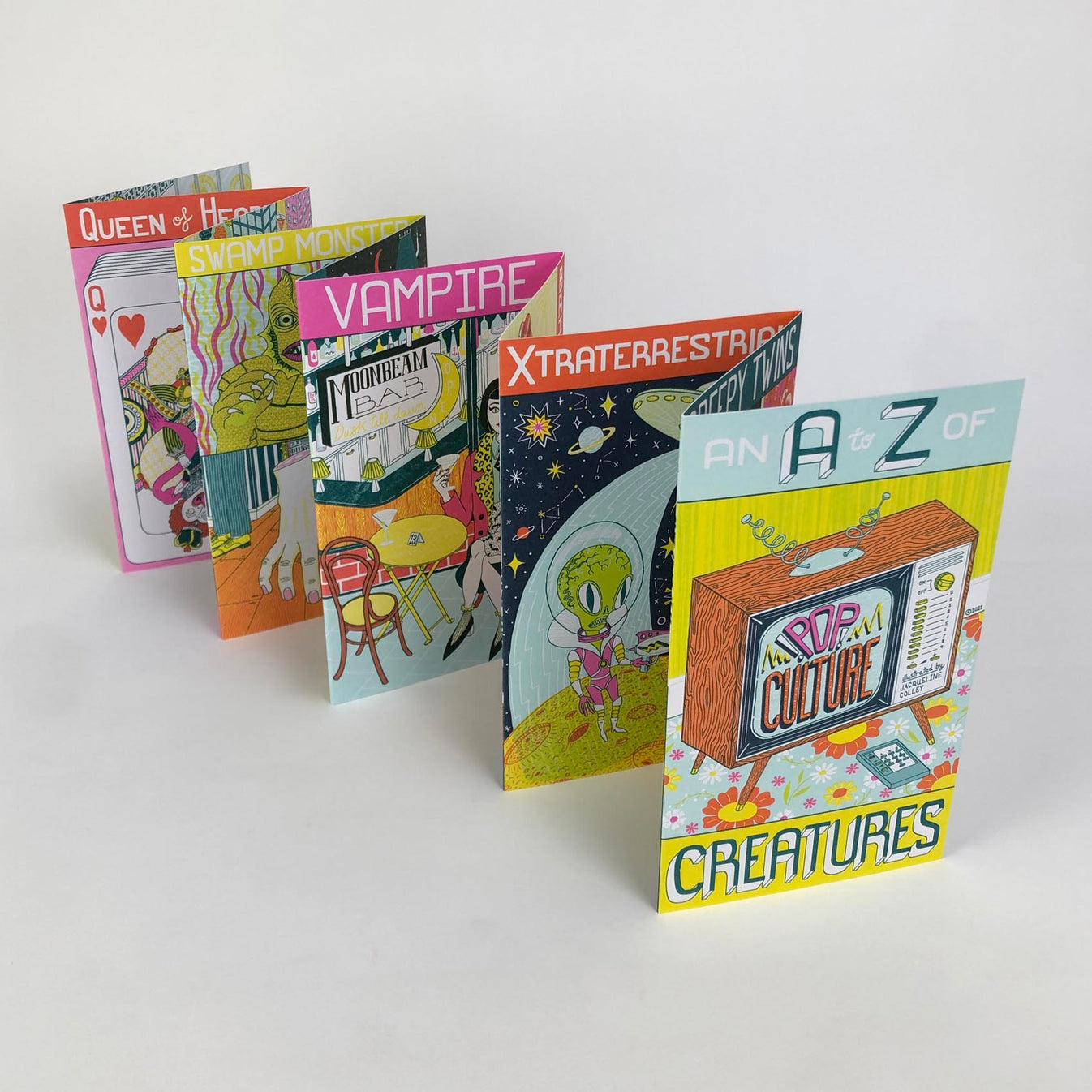 An A-Z of Pop Culture Creatures - Concertina Book – Jacqueline Colley ...